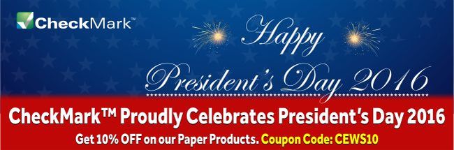 CheckMark Proudly Celebrates President's Day 2016